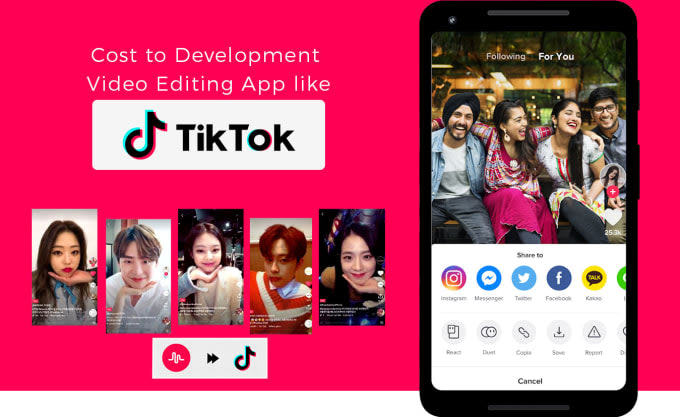 Develop app similar to tik tok or tik tok clone app by Kedra_martins ...