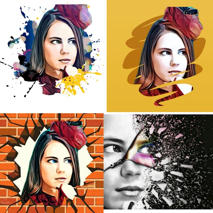 Create realistic effects on your photo by Rosyprint | Fiverr