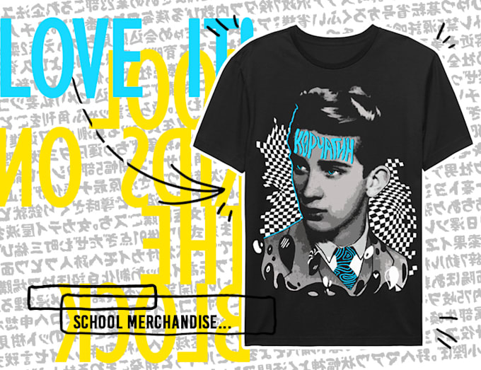 Create modern design for your merchandise by Aarensara | Fiverr