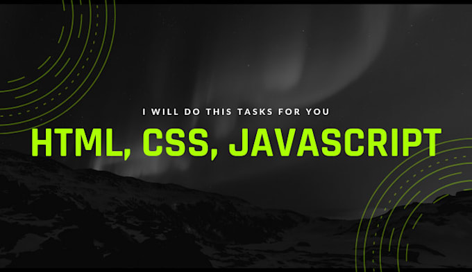 Do Html Css Javascript Tasks By Fathi002 Fiverr