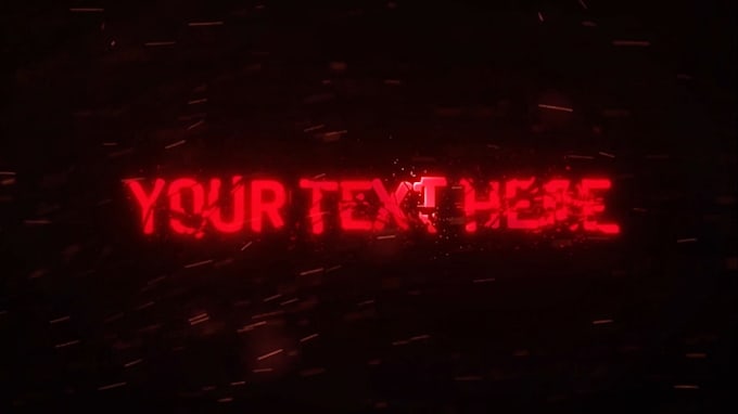 Make you a shattering text animation by Sid2121 | Fiverr