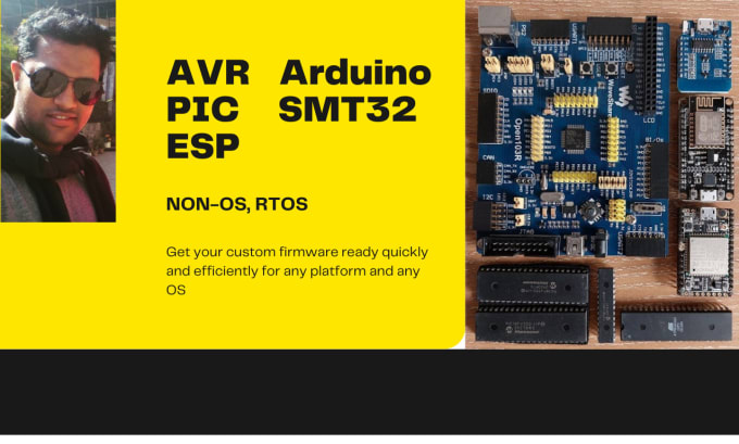 Write Custom Firmware For Avr Arduino Pic Esp And Stm32 Microcontroller By Yusuf1809 Fiverr