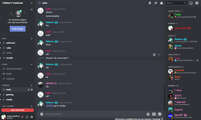 Me will create a professional looking gaming community discord server ...