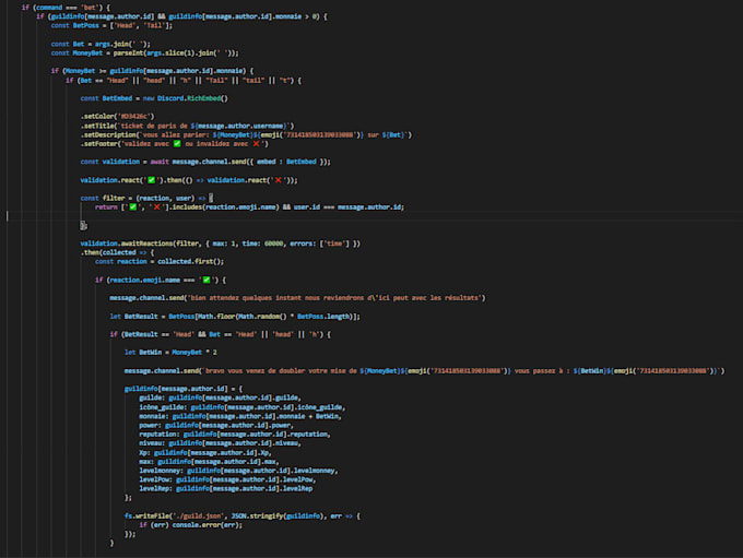 Developpeur Javascript Spécialisé Bot Discord By Merytek Fiverr 