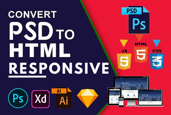 Convert psd to html into responsive designs in 24 hrs by Psd_html5_css3 ...