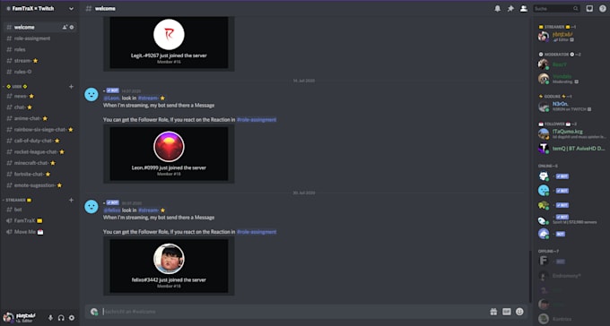 Create a discord with a good design for you by Spigotexeption | Fiverr