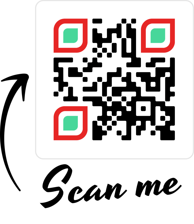 Make colourful qr code with logo by Kousar25 | Fiverr