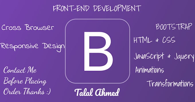 Do Frontend Design Of Your Website Using Css Bootstrap Js By Talal