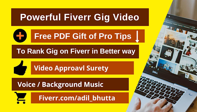 Make stunning fiverr gig video that will boost your gig sale by ...