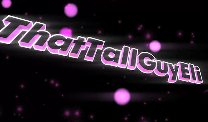 Make you a cool youtube intro or outro by Thattallguyeli | Fiverr