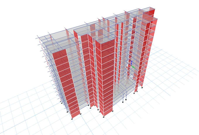 Model a structure using etabs by Melissao13 | Fiverr