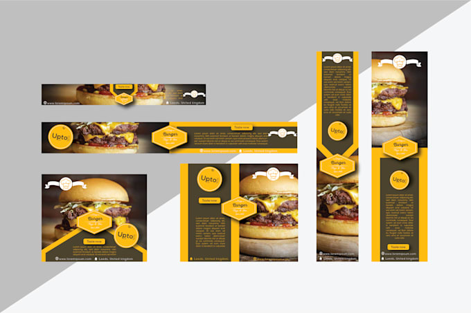 Design unique banner ads for web by Aw_creator | Fiverr