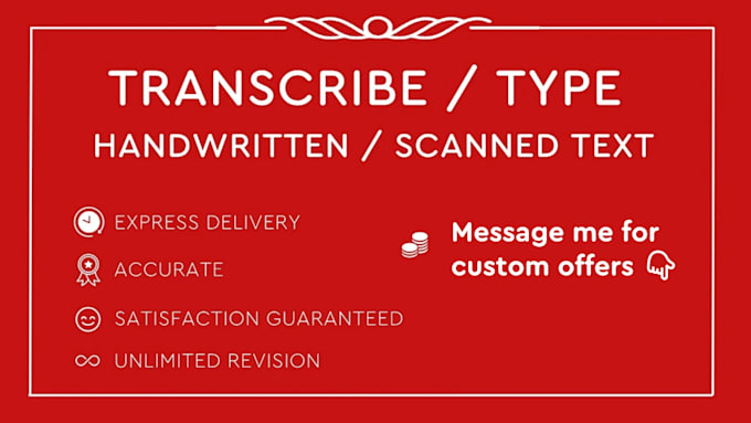 Type handwritten or scanned english text from image or pdf by ...