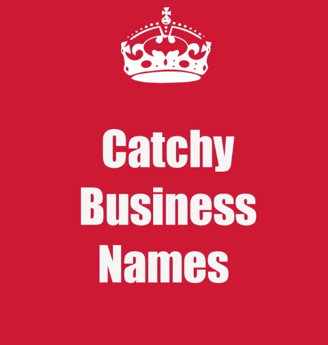 Suggested you best 6 brand or company name for your business by ...