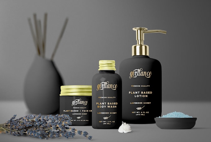 Do modern, minimalist, luxury label design or luxury packaging box ...