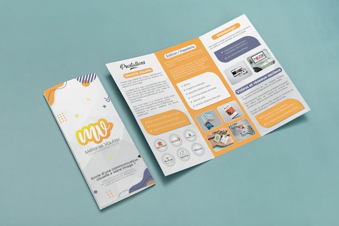 Design a flyer, brochure, bi fold, tri fold, postcard by Mlanie_vautier ...