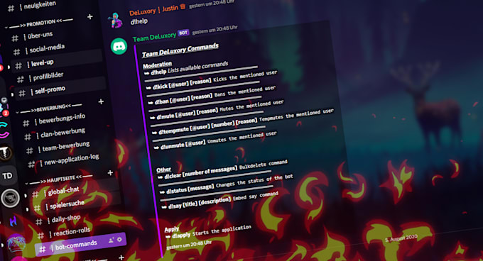 Code An Moderation Bot For Your Discord Server By Felixmeffn Fiverr