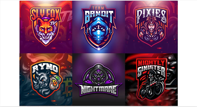 Iconic gaming, esport, social media logo by Michaelfauland | Fiverr