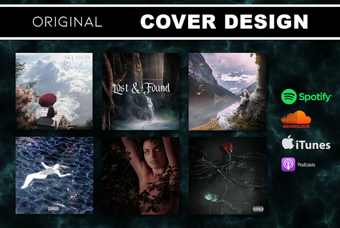 Design your album cover art by Otherlanddesign | Fiverr