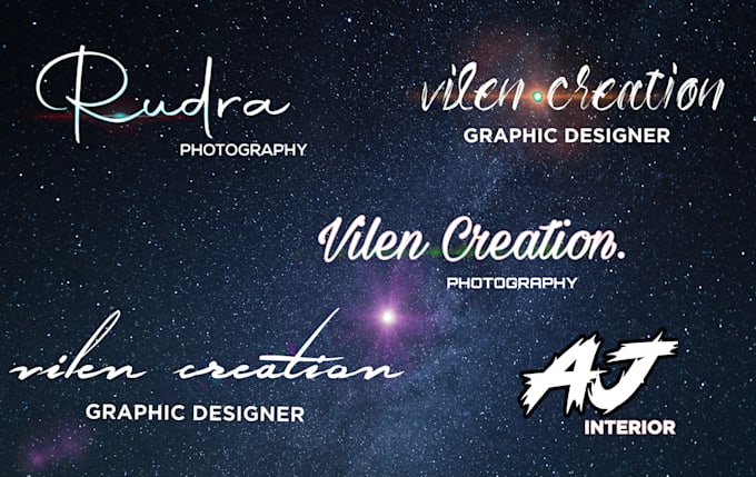 Design a stunning signature logo by Nikhil0072 | Fiverr