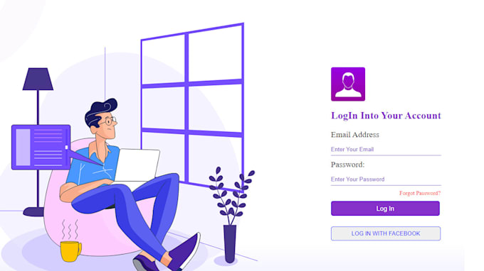 Create attractive login or signup form with html and css by ...