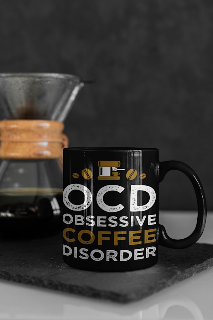 Design an epic custom coffee mug for your pod business by Vrbeat | Fiverr