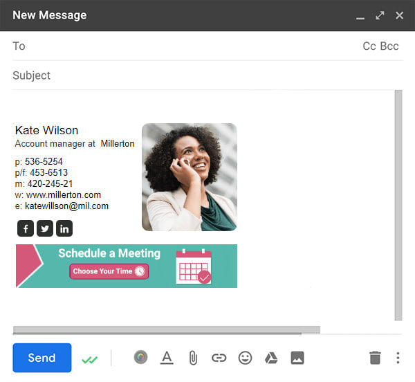Create creative unique professional email signatures by Priyaljain432 ...