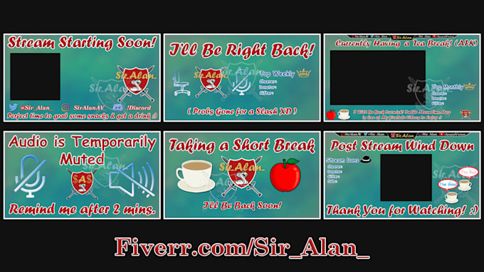 Design and create custom stream screens and overlays for your channel ...