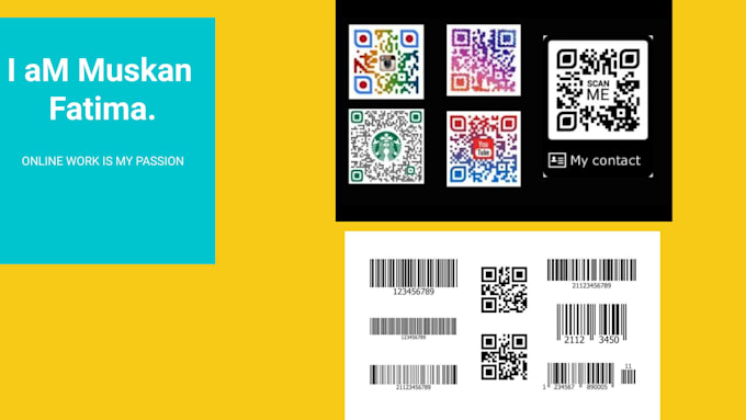 Quickly bulk barcode and qr code generator by Muskanfatima445 | Fiverr