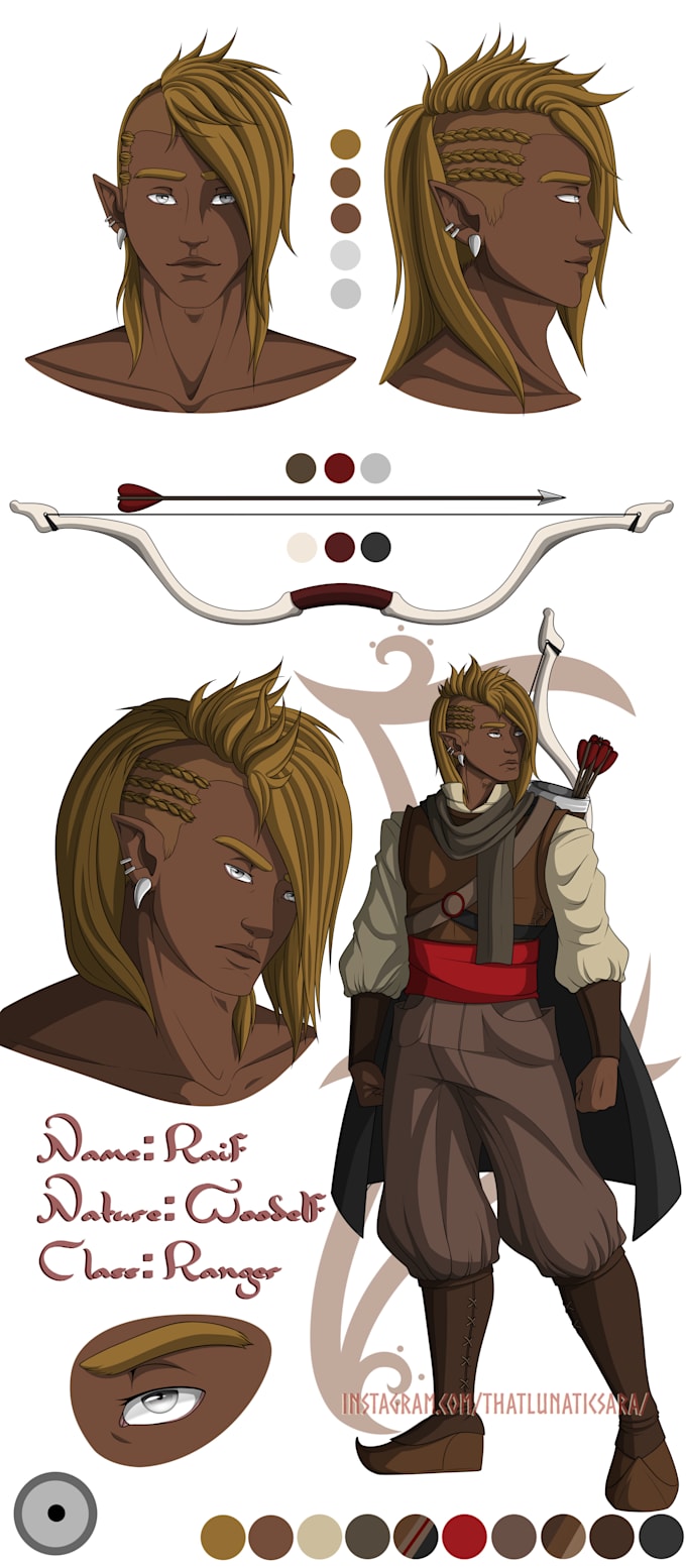 Draw your dnd character by Saraarc | Fiverr