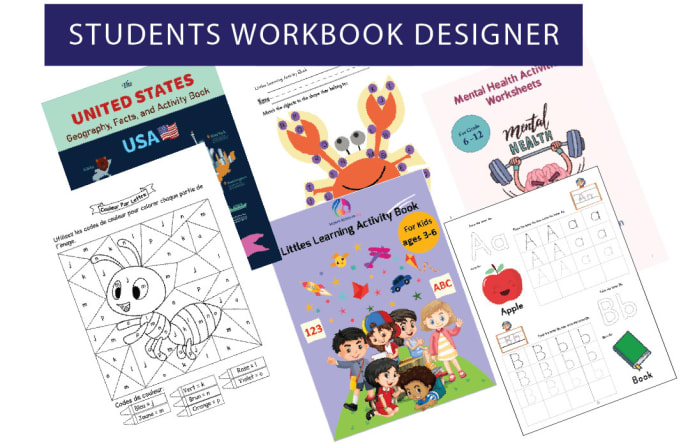 Design activity workbooks for your students by Mariabi | Fiverr