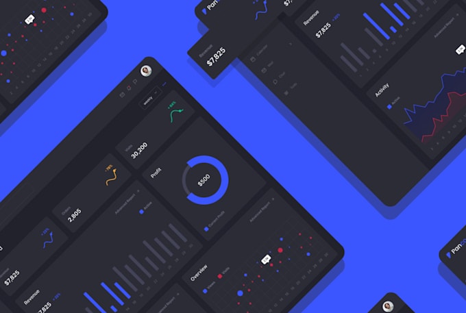 Design clean and creative dashboard ui by Sajolp | Fiverr