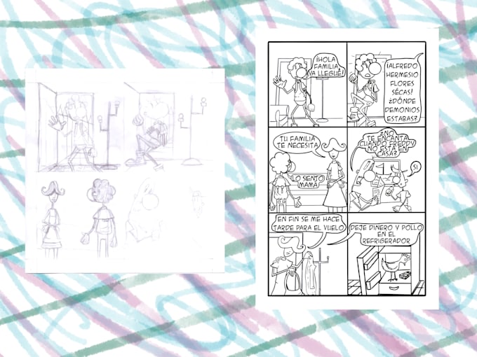 Draw your own comic book by Chrispenaa | Fiverr