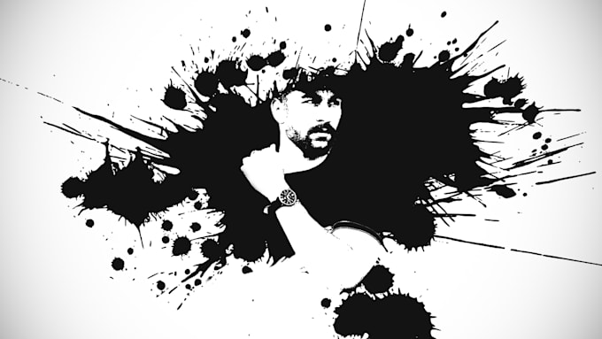 Make splatter effect image from your photo by Tzartndesign | Fiverr