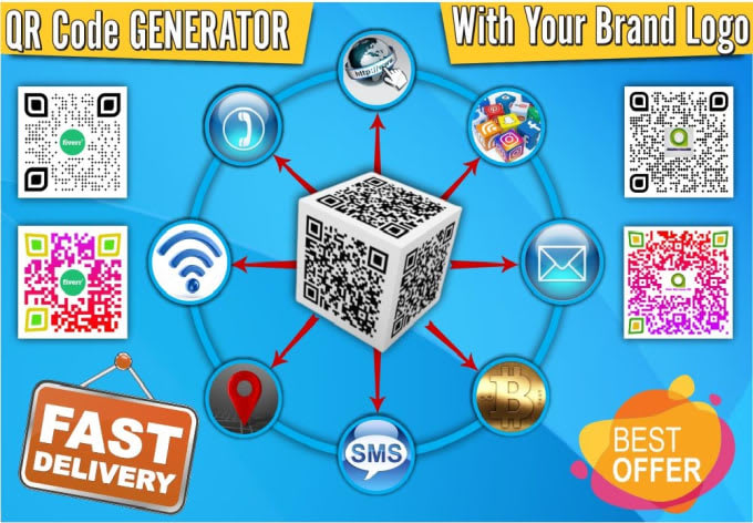 Create stylish qr code generator and scanner by Rageshkv | Fiverr