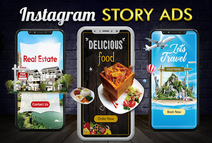 Design engaging instagram story ad image by Epicgraphic90 | Fiverr