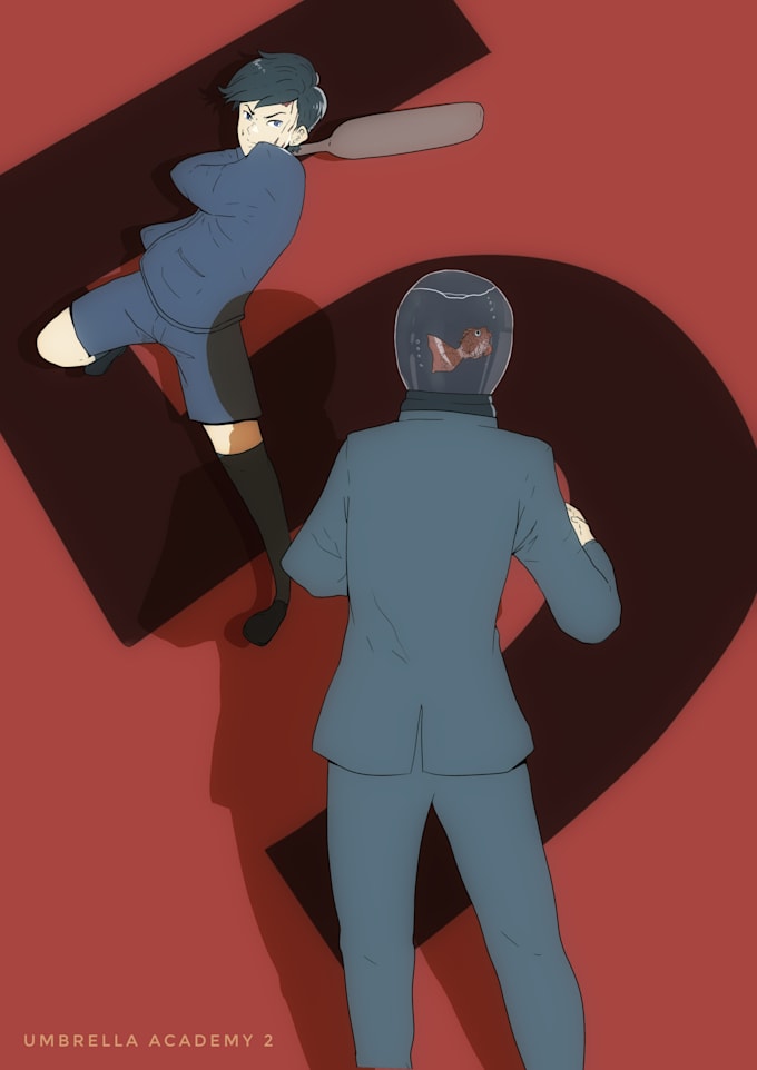 Make you poster in anime or cartoon style by Ardan999 | Fiverr