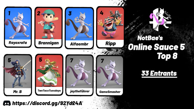 Make smash bros top 8 banner and tournament ads banners by Forex8791 ...