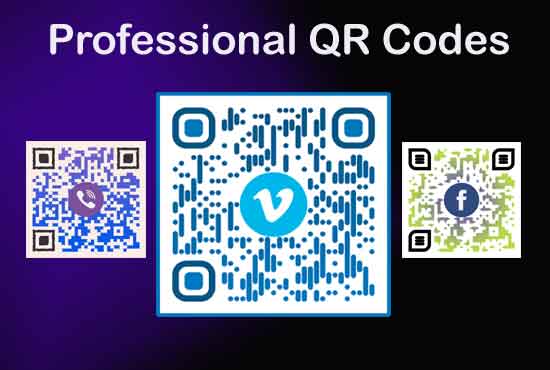 Create professional qr codes with logo by Sameer8081 | Fiverr