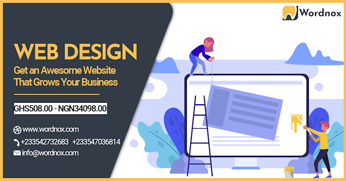 Design and animate gif website banners by Designbyola | Fiverr