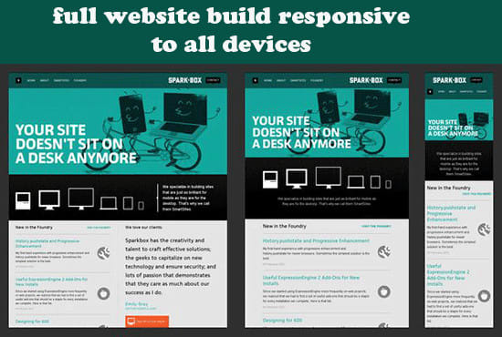 Build full website and lunch it with html5 and css3 by Hb_zak | Fiverr