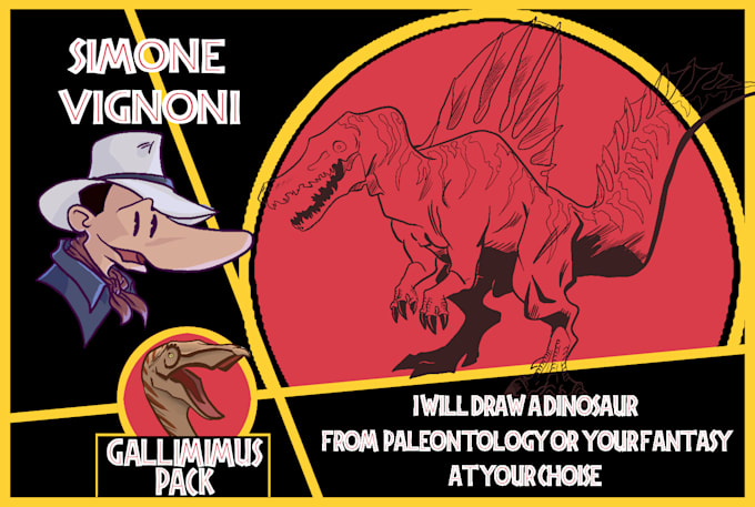 Draw a dinosaur, from paleontology or your fantasy, for you by ...
