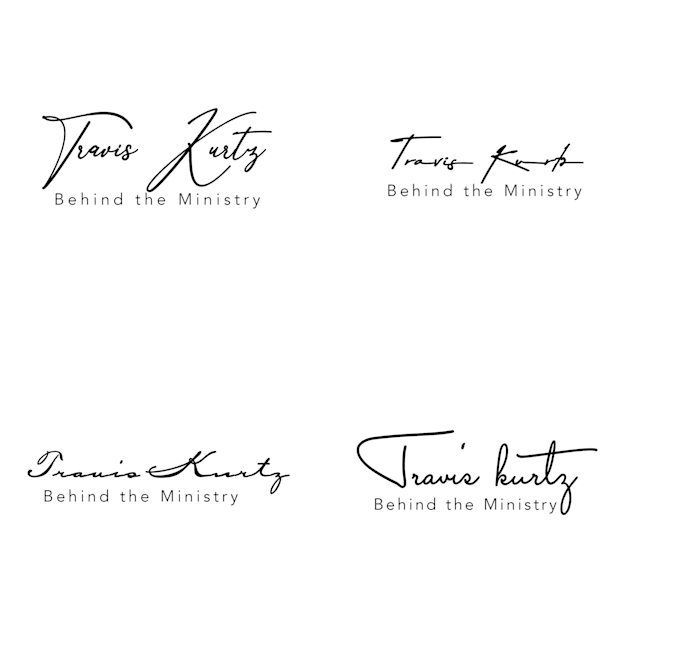 Design clean signature logo, handwritten or text in 10hrs by ...