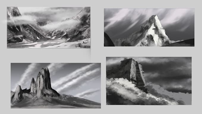 Paint environment and landscape illustrations for you by Josh_ashworth ...