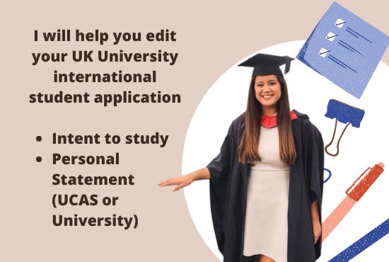 Edit your uk university personal statement or intent to study by ...