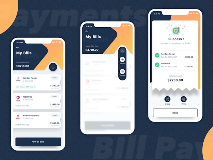 Create mobile app design with frontend and backend by Htamas92 | Fiverr