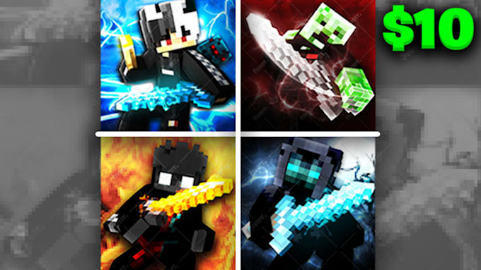 Make a minecraft profile picture for you by Benbgameryt | Fiverr