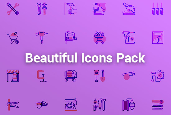 Design custom icon set for your website or app by Technotraverse | Fiverr
