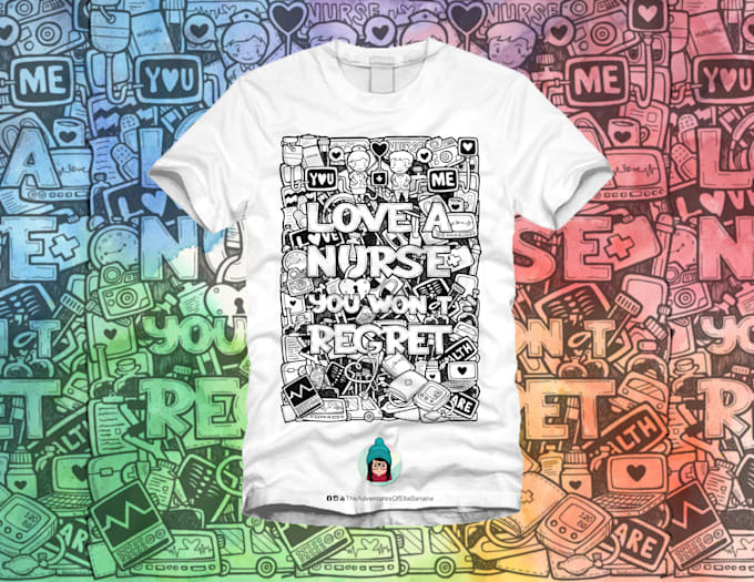 Create a doodle shirt design by Ella_banana | Fiverr