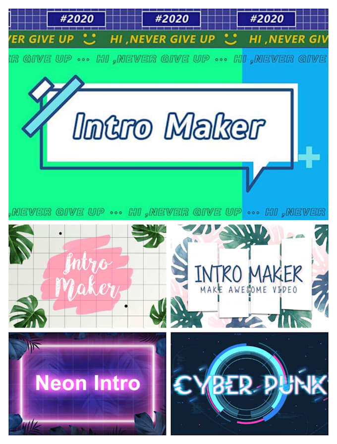 Create your fashion,cool,aesthetic,game,cute intro design by ...